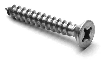 #12 X 3/4 PHIL FLAT HD SHEET METAL SCREW 18-8 SS | #12 X 3/4 PHIL FLAT ...