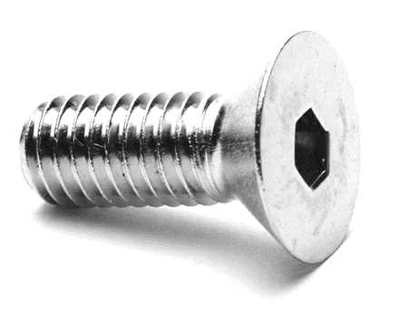 5/16-18 X 1 1/4 FLAT HD SOCKET C/S CHROME | 5/16-18 X 1 1/4 FLAT HD ...