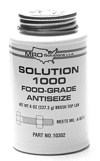 ANTI SEIZE, FOOD GRADE, 8oz MRO SOLUTION 1000 | ANTI SEIZE, FOOD GRADE, 8oz MRO SOLUTION 1000 ...