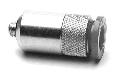 1/4T X 10-32 KNURLED MALE CONN NICKEL PLATED BRASS NYCOIL | 1/4T X 10 ...