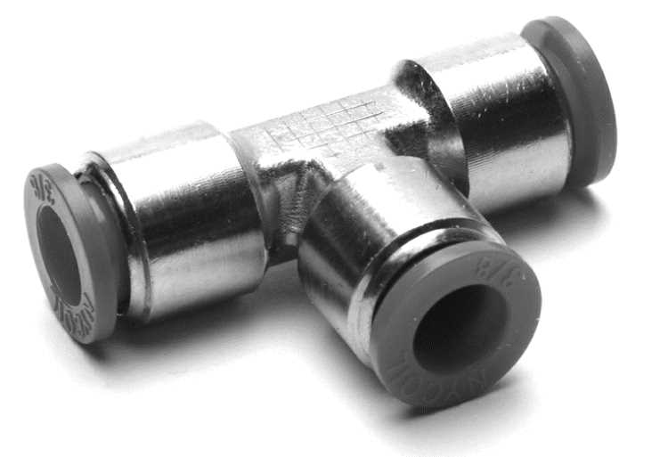 3/8 T UNION TEE NICKEL PLATED BRASS ALPHA | 3/8 T UNION TEE NICKEL ...