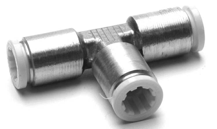 1/4 UNION TEE PUSH-IN FITTING BRASS | 1/4 UNION TEE PUSH-IN FITTING ...