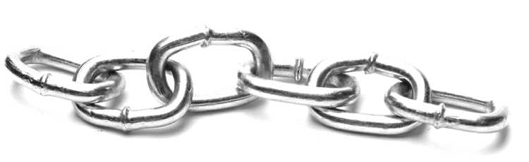 2/0 PASSING LINK CHAIN WELDED ZINC, 150' / ROLL | 2/0 PASSING LINK ...