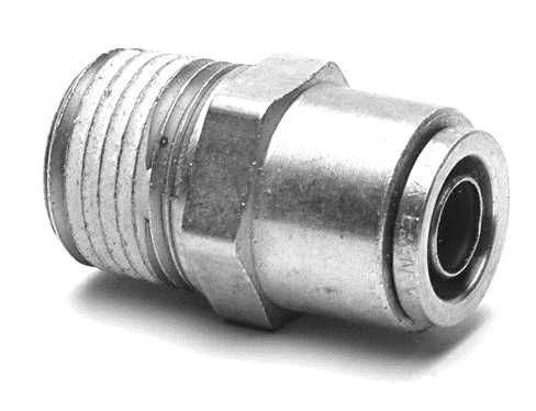 1/4T X 1/4 MPT BRASS DOT PUSH-IN MALE CONNECTOR TUBE FITTING | 1/4T X 1 ...