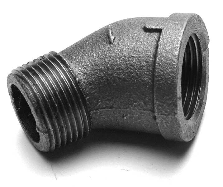 1/8 PIPE 45* STREET ELBOW BLACK | 1/8 PIPE 45* STREET ELBOW BLACK ...