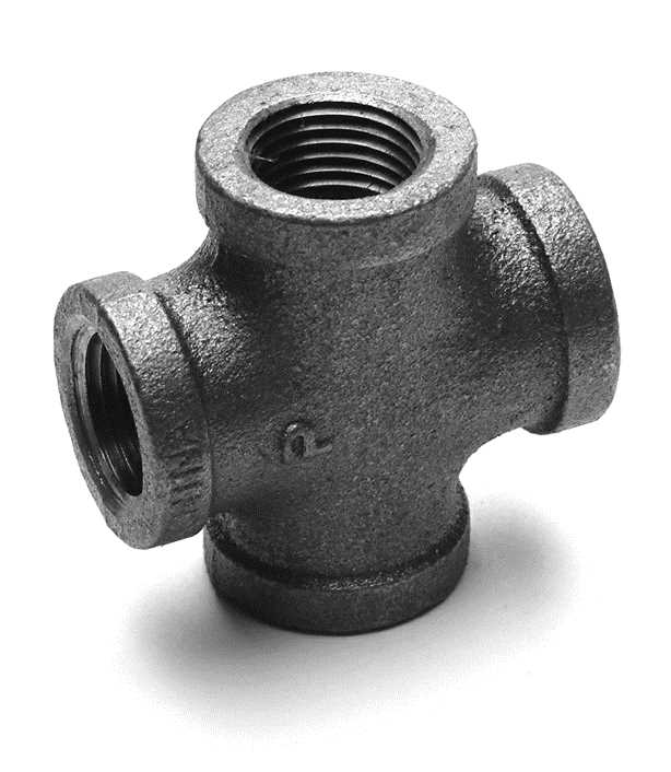 1/4 PIPE CROSS BLACK | 1/4 PIPE CROSS BLACK | Weaver Distributing