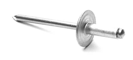6-8 AALF ALUMINUM LARGE FLANGE RIVET, 3/16 Diameter, 3/8-1/2 GRIP | 6-8 ...