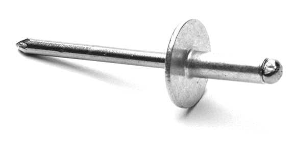 4-2 SSLF STEEL LARGE FLANGE RIVET, 1/8 Diameter, 1/32-1/8 GRIP | 4-2 ...