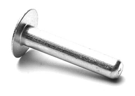 3/16 X 3/8 BRAZIER HD SOLID ALUMINUM RIVET | 3/16 X 3/8 BRAZIER HD ...