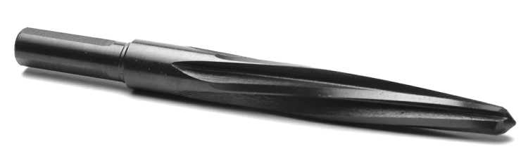 13/16 SPIRAL TAPER REAMER HSS THREE FLATS ON SHANK | 13/16 SPIRAL TAPER ...
