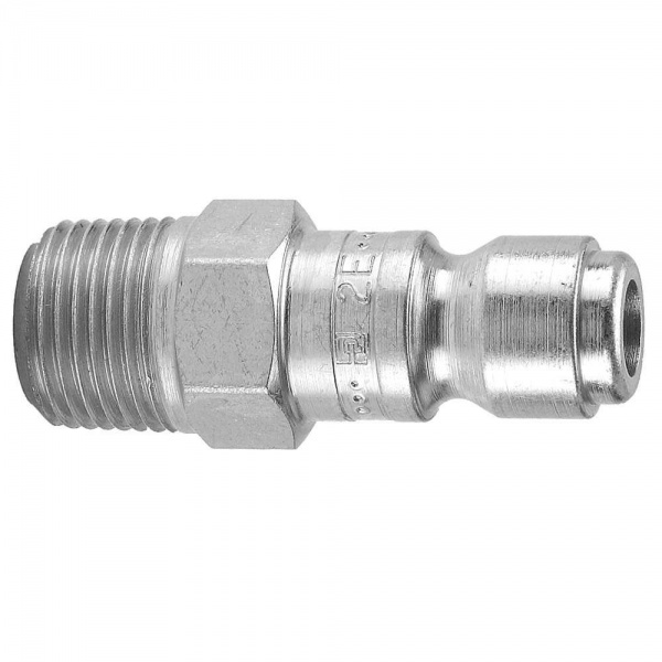 1/4 MALE COUPLER PLUG ZINC 300psi 'C' AUTO TRU-FLATE SERI | 1/4 MALE ...