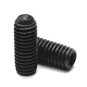 1/4-20 X 3/8 KNURLED PT SOCKET SET SCREW PLAIN | 1/4-20 X 3/8 KNURLED ...